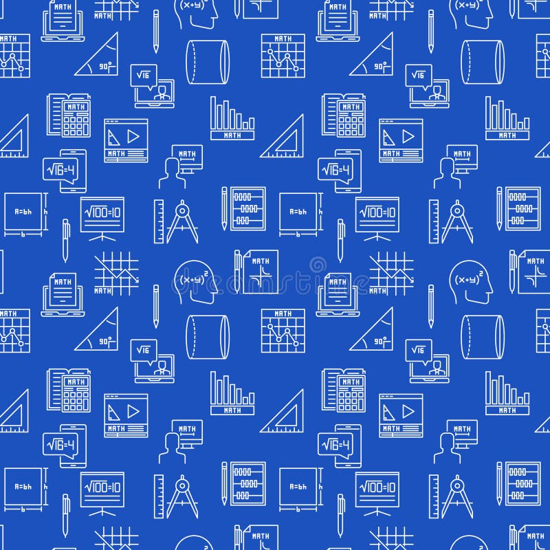 Seamless Maths Background Stock Illustrations – 630 Seamless Maths ...