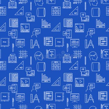 Blue Background Maths Stock Illustrations – 1,384 Blue Background Maths ...