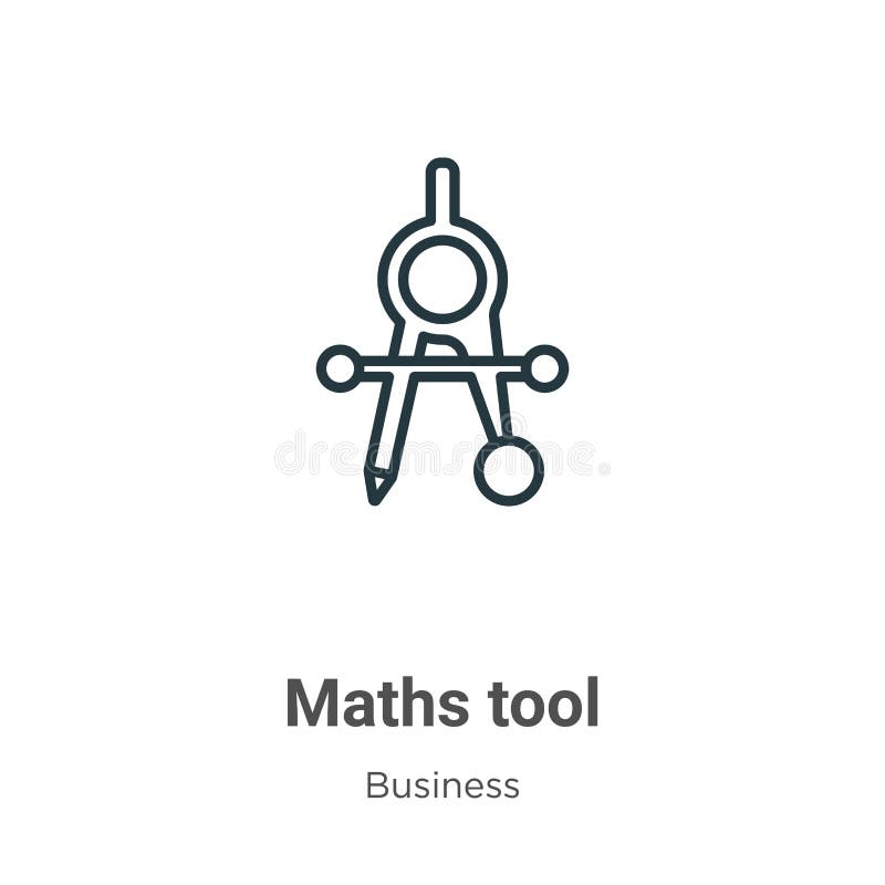 Maths Icon in Filled, Thin Line, Outline and Stroke Style. Vector ...