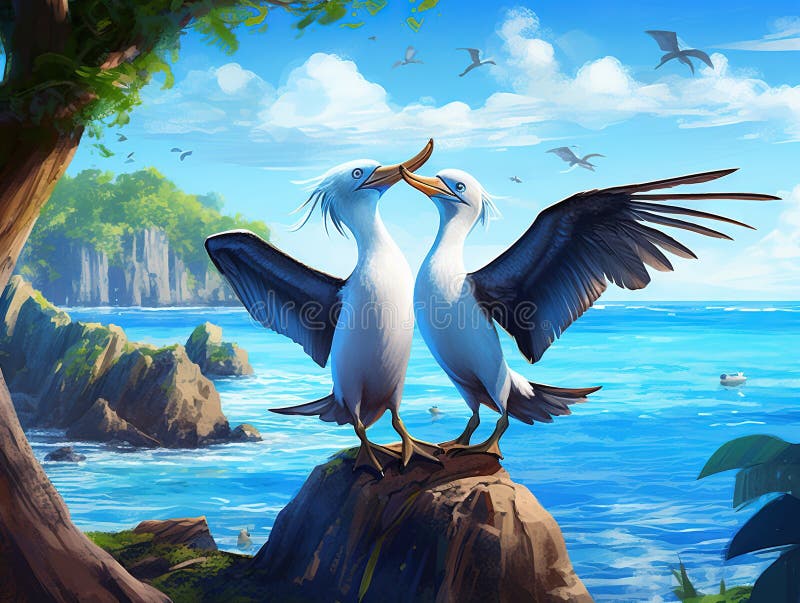 Mating Dance stock illustration. Illustration of romantic - 293693543