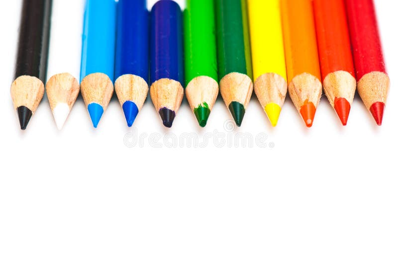 Matita colorata immagine stock. Immagine di sfondo, creativo - 13340939