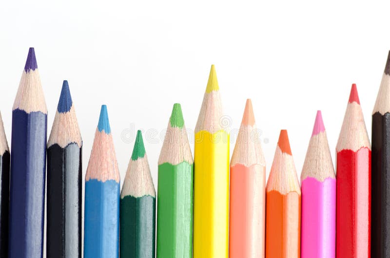 Matita colorata immagine stock. Immagine di passatempo - 33002939