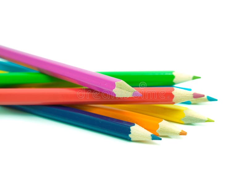 Matita di colore fotografia stock. Immagine di vecchio - 12767630