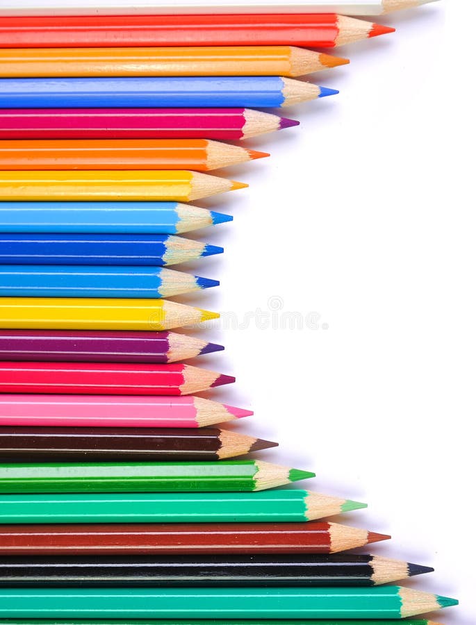 Matite colorati immagine stock. Immagine di colorazione - 17093989