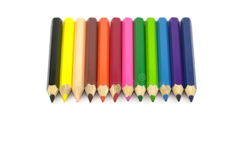 Matite Colorati fotografia stock. Immagine di vibrante - 1834272