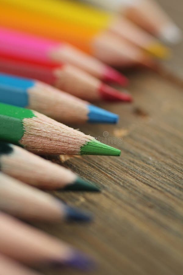 Matite colorate fotografia stock. Immagine di multicolored - 23161988