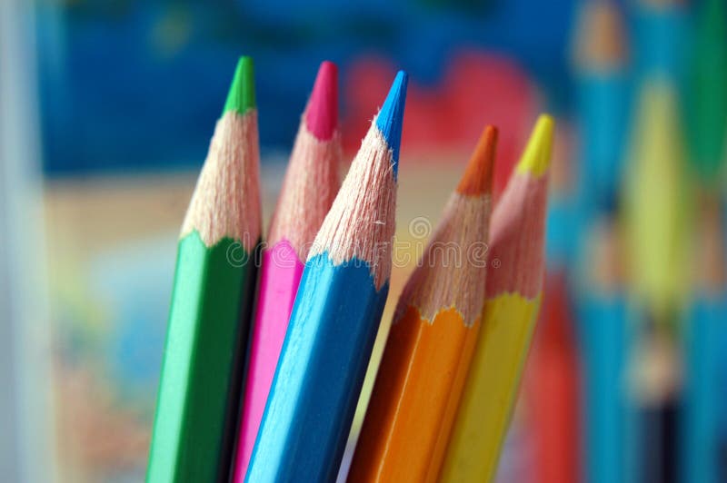 Matite colorate immagine stock. Immagine di colorato - 38379615