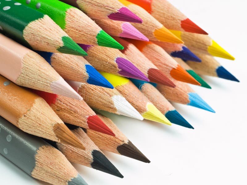 Matite colorate immagine stock. Immagine di luce, giallo - 4872957