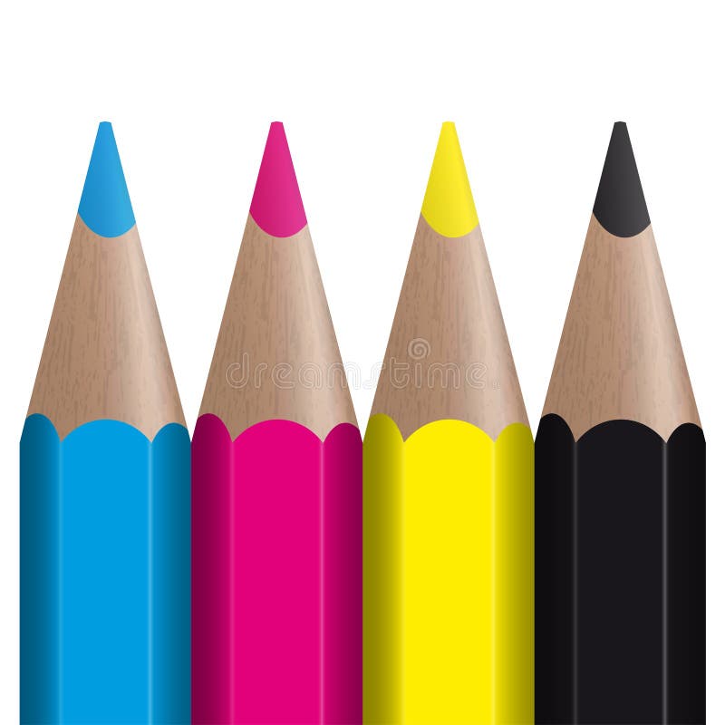 Matite Colorate Con Lo Spazio Della Copia Immagine Stock - Immagine di ...