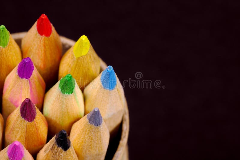Matite colorate fotografia stock. Immagine di pastelli - 151836