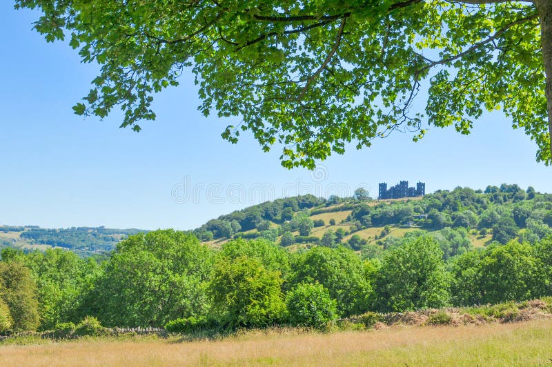 Matlock Castle, Peak District, England Stock Photo - Image of fence ...