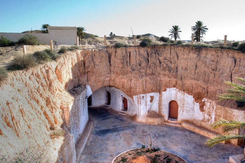 Matmata underground house stock photo. Image of home, matmata - 794348