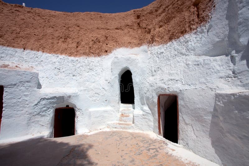 Matmata underground house stock photo. Image of home, matmata - 794348