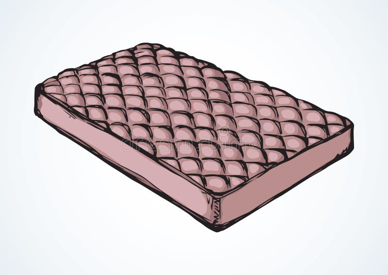 Matras Vector tekening vector illustratie. Illustration of achtergrond ...
