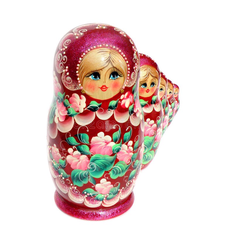 Matreshka doll stock image. Image of assemble, babushka - 9509291