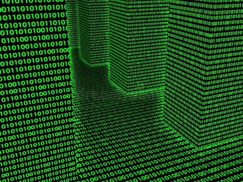 Matrice binaire 03 illustration stock. Illustration du numérique - 552368