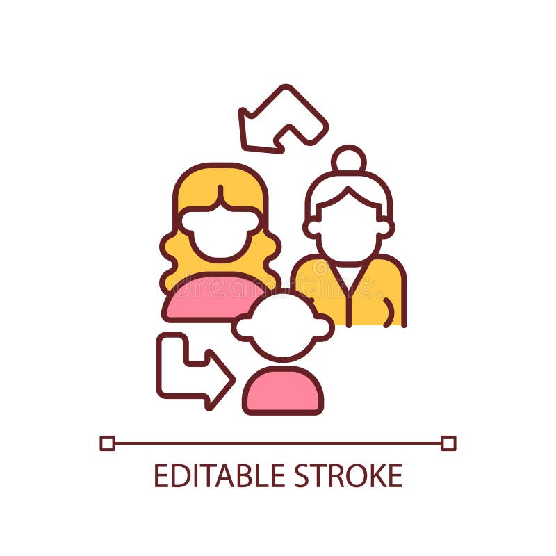 Matrilineal Inheritance RGB Color Icon Stock Vector - Illustration of ... Matrilineal Inheritance RGB Color Icon Stock Vector - Illustration of ...