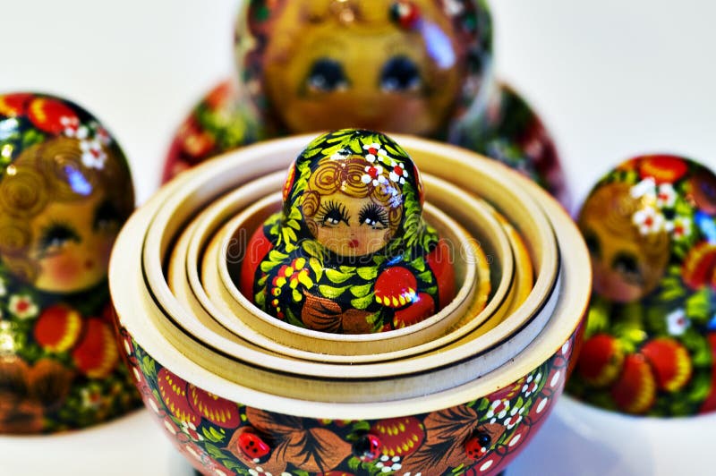 Matrioska family stock image. Image of little, figure - 49794967