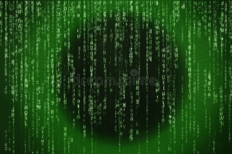 Matrix stock image. Image of binary, mainframe, science - 6796237