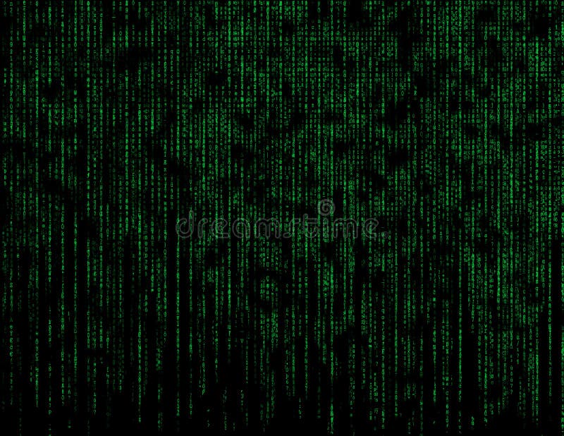 Matrix stock illustration. Illustration of black, computer - 74446