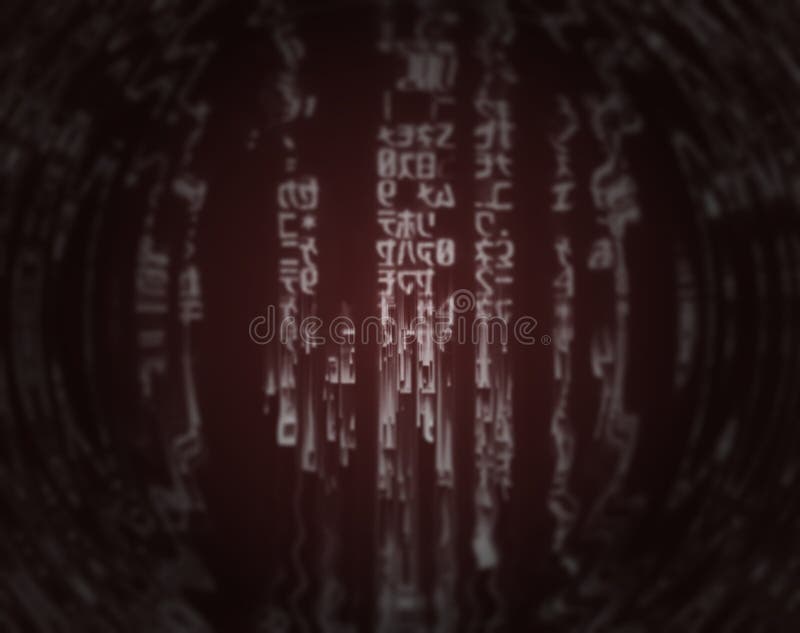Matrix Background Abstract Future SiFi Illustration Stock Illustration ...