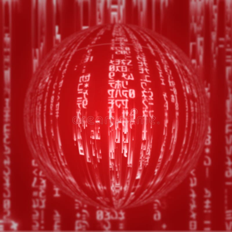 Matrix Background Abstract Future SiFi Illustration Stock Illustration ...