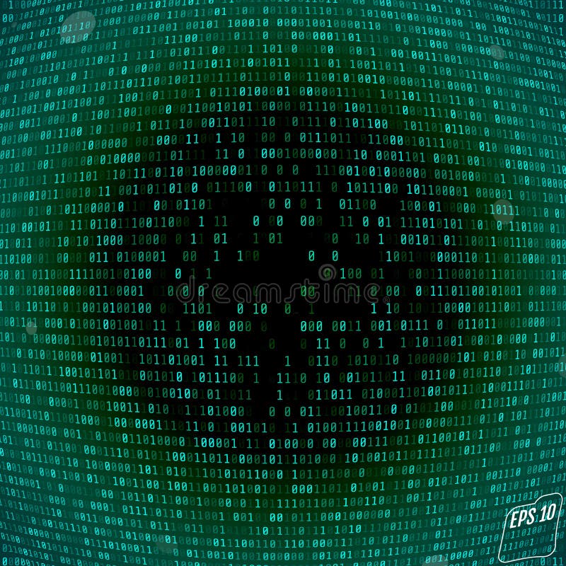 Matrix Background Style. Computer Virus and Hacker Screen Wallpaper ...