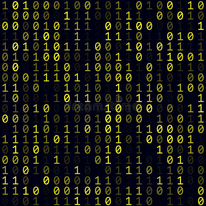 Matrix background. stock vector. Illustration of number - 168675428