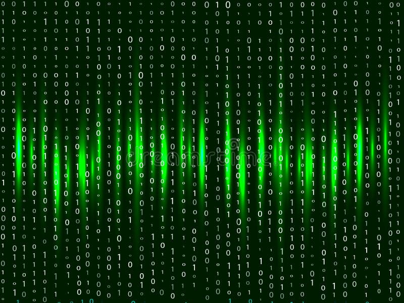 Matrix Green Background. Vector Illustration for Banner Stock Vector ...