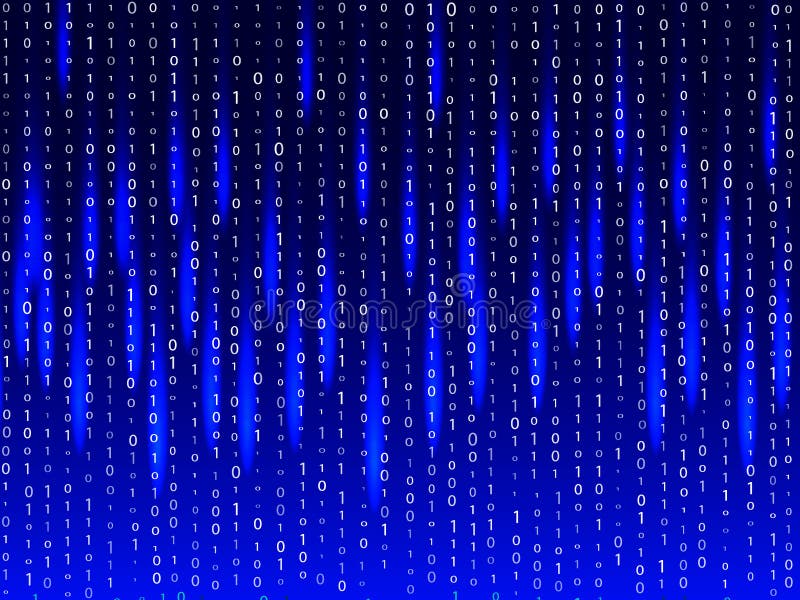 Matrix Background. Vector Illustration for Banner, Card Stock Photo ...