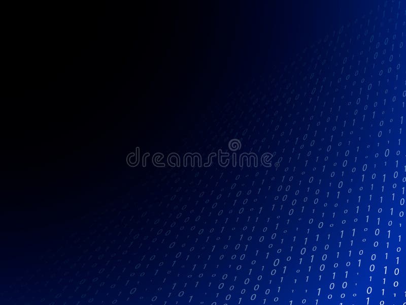 Matrix Background. Vector Illustration for Banner or Poster Stock ...