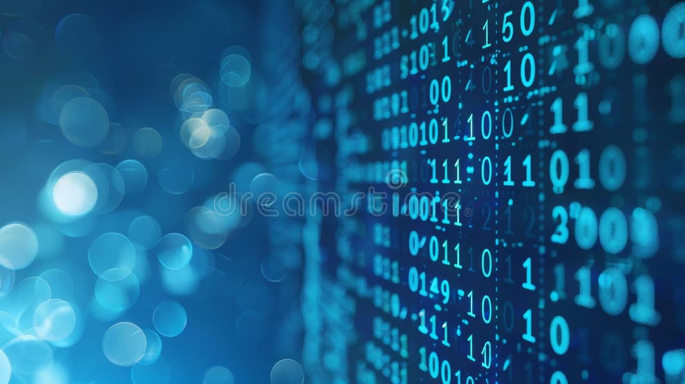 A Matrix of Binary Code Fragments Representing Digital Technology ...
