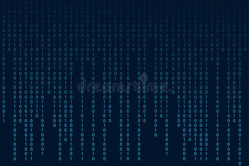 Running Code Binary Matrix Stock Illustrations – 224 Running Code ...