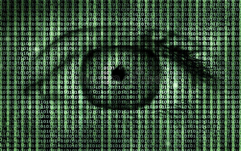 Matrix Binary Program Code with Human Eye Background Stock Illustration ... Matrix Binary Program Code with Human Eye Background Stock Illustration ...