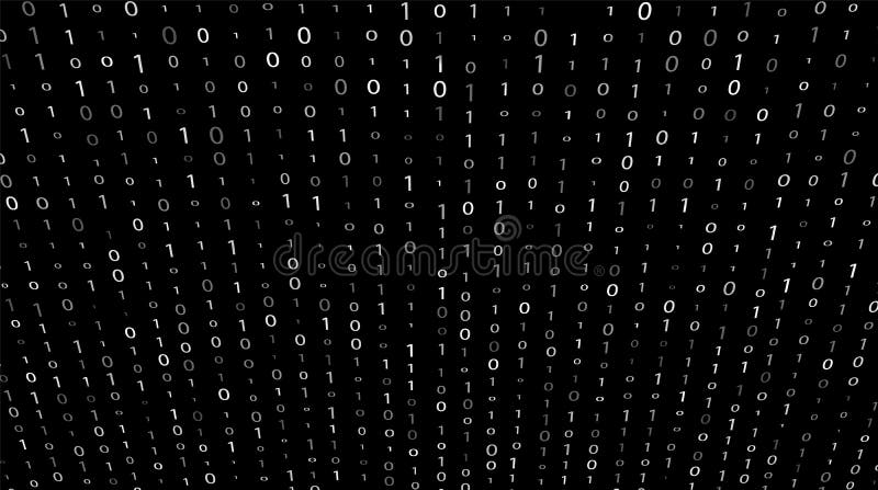 Matrix Black Background. Vector Stock Illustration for Banner, Card ...