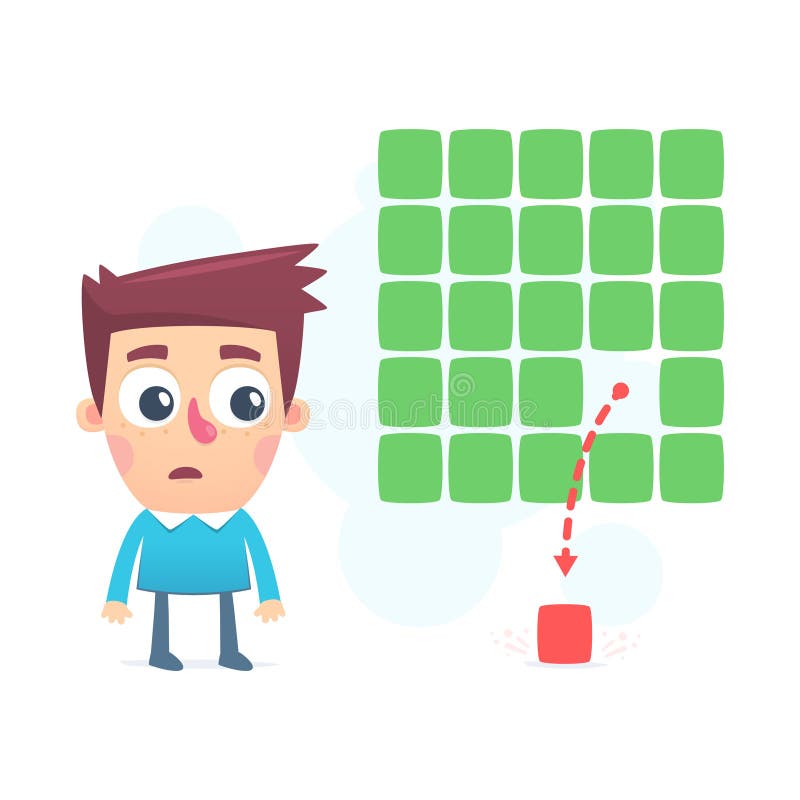 Matrix broken stock illustration. Illustration of despair - 37423142