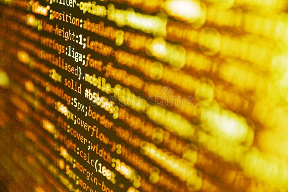 Matrix Byte of Binary Data Rian Code Running Abstract Background in Dark Blue Digital Style ...