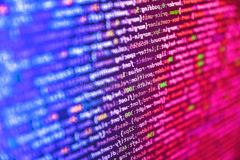 Matrix Byte of Binary Data Rian Code Running Abstract Background in Dark Blue Digital Style ...