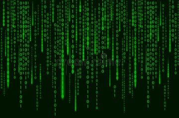 Matrix code 2 stock vector. Illustration of black, backdrop - 179115459