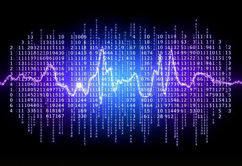 Matrix Code Luminogram Matrix Code that Glows Like a Luminogram Stock ...