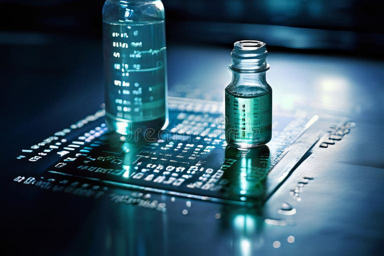 Matrix Code Overlay Applying a Matrix Code Overlay To a Photogra Stock ...