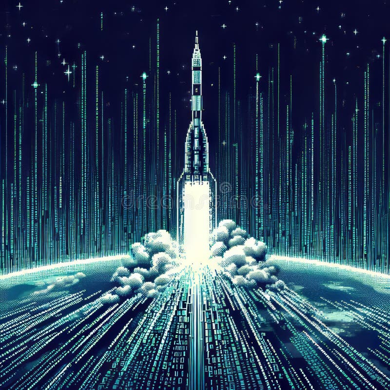 Matrix Code Pixel Art a Pixel Art Representation of the Pro Stock ...