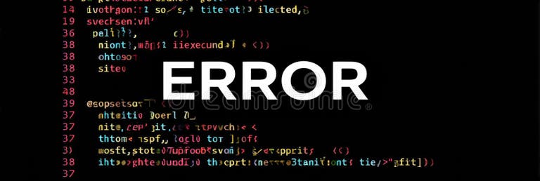 Matrix Code Transition To Error Message Indicates a Significant System ...