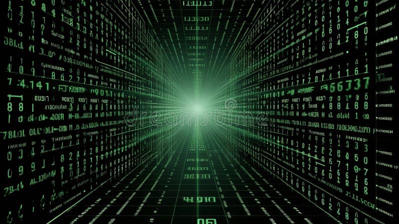 Computer Hacker Boy Ascii Style Character Image Generative AI Stock ...