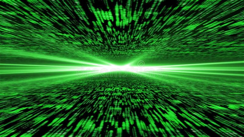 Matrix 3d - Flying through Energized Cyberspace, Light on the Ho Stock ...