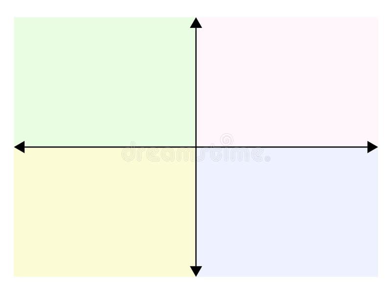 Matrix Diagram (matrix Table) Stock Illustration - Illustration of ...