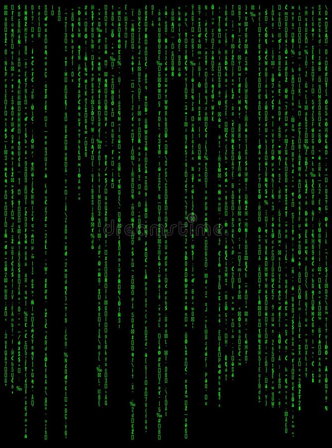 Matrix Digital Background Beautiful Banner Wallpaper Design ...