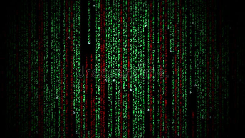 Matrix Dropping Code.Digital Binary Data, Streaming Code Zoom Background Digital Binary Data ...