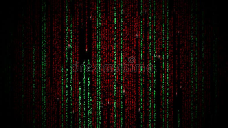 Matrix Dropping Code. Digital Binary Data, Streaming Code Zoom Background Digital Binary Data ...