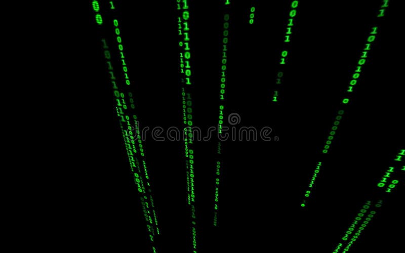 Matrix Dropping Code. Virus Danger. Interesting Background Sci-fi ...